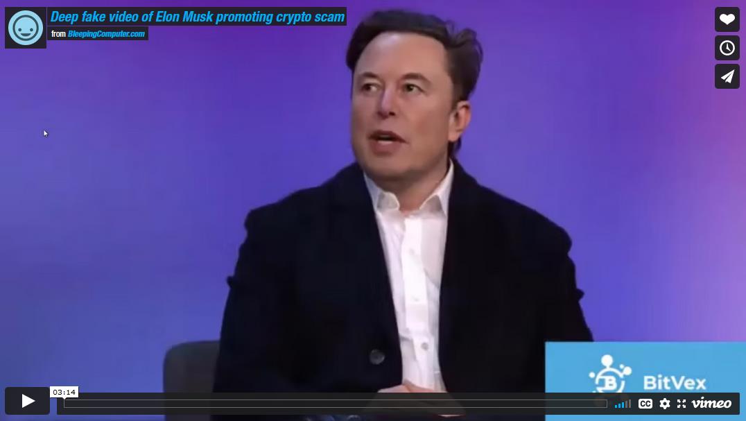 แพลตฟอร์มคริปโต BitVex ใช้ DeepFake ปลอมเป็น Elon Musk เพื่อหลอกคนมา ...